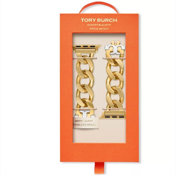 Tory Burch | Accessories | Tory Burch Metallic Curb Link Band For Apple ...